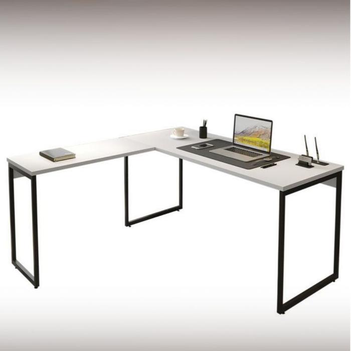 Jual front Desk Letter L 120(100)*40*75 Meja Kerja Kantor Laptop ...