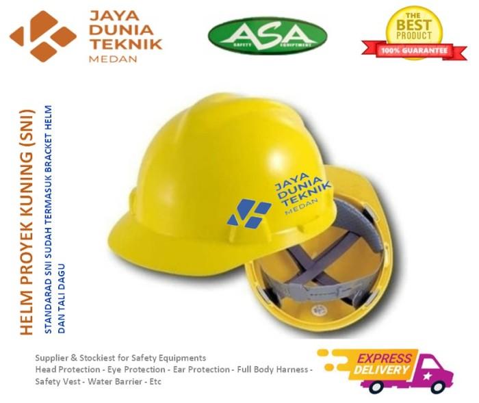 Jual HELMET HELM SAFETY HELMET KUNING ASA SNI - Kota Medan - Jaya Dunia ...