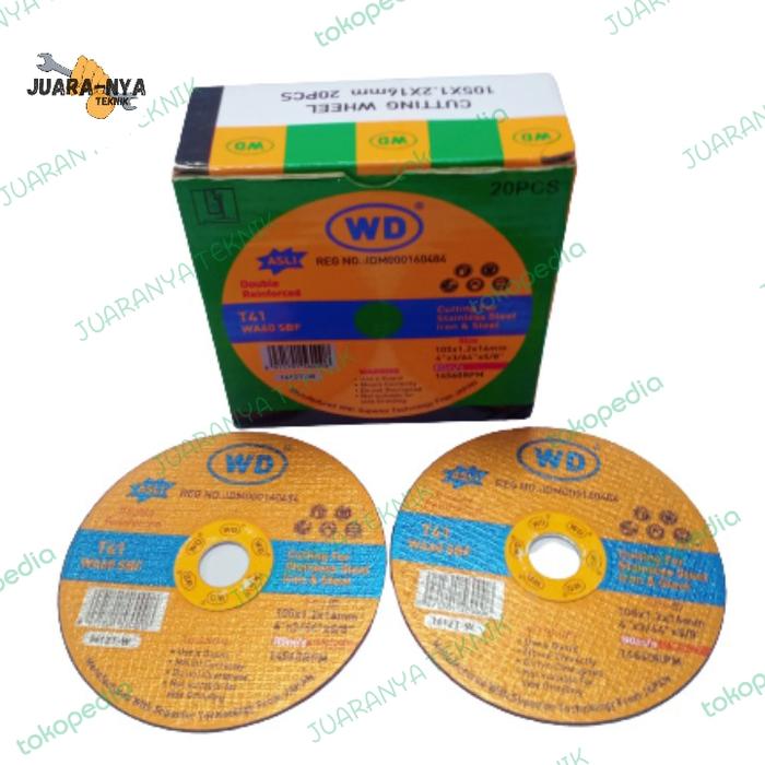 Jual Cutting WD 4" inchi 20 pcs Cutting Potong WD Batu Potong WD 4 in ...