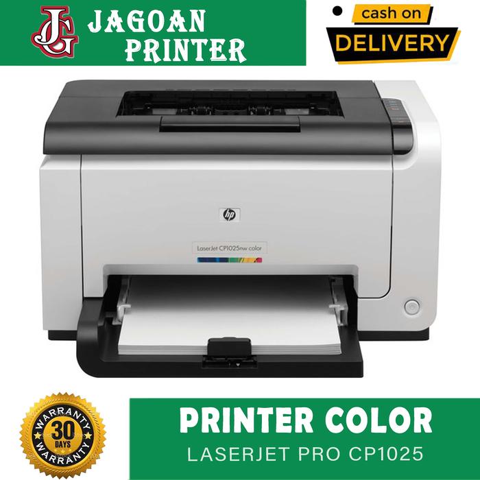 Promo Printer HP LaserJet Pro CP1025 cp 1025 komplit siap pakai ...