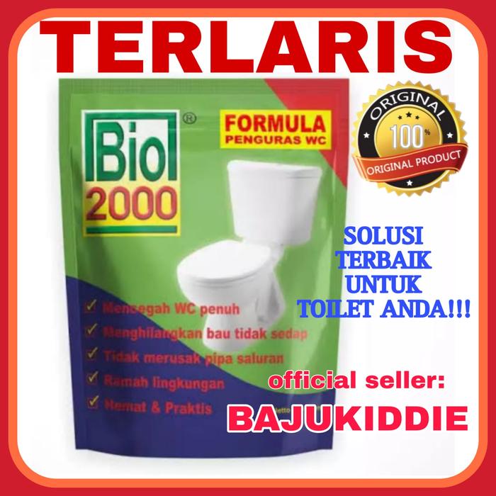 Promo BIO2000 PENGURAS WC 1000GR 1 KG BIO 2000 OBAT SEPTIC TANK 1000 ...
