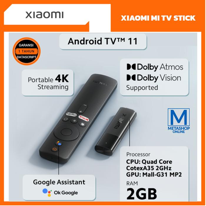 Jual Xiaomi Mi Tv Stick Smart Android Stik Garansi Resmi Full Ultra Hd ...