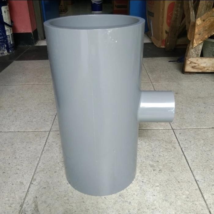 Jual Tee PVC RUCIKA 6" x 3" AW / Verlop Reducer Reducing Vlok tee 6x3 ...