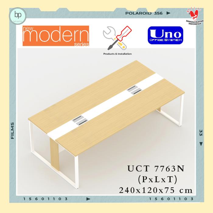 Jual Meja Rapat Kantor Meja Meeting Uno New Modern UCT 7763N (240*120 ...
