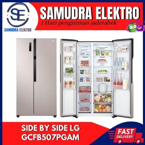 Promo LG GCFB507PGAM KULKAS SIDE BY SIDE MULTI AIR FLOW SMART INVERTER ...