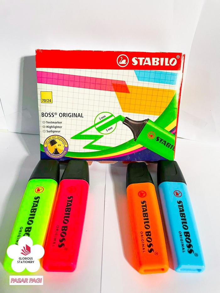 Jual high Lighter / stabilo merk boss - Ungu, 1 pcs - Jakarta Barat ...