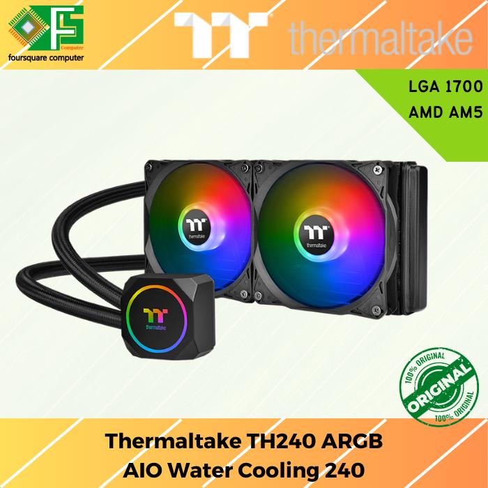 Jual Thermaltake TH240 ARGB Sync AIO Liquid Cooler | Water Cooling 240 ...