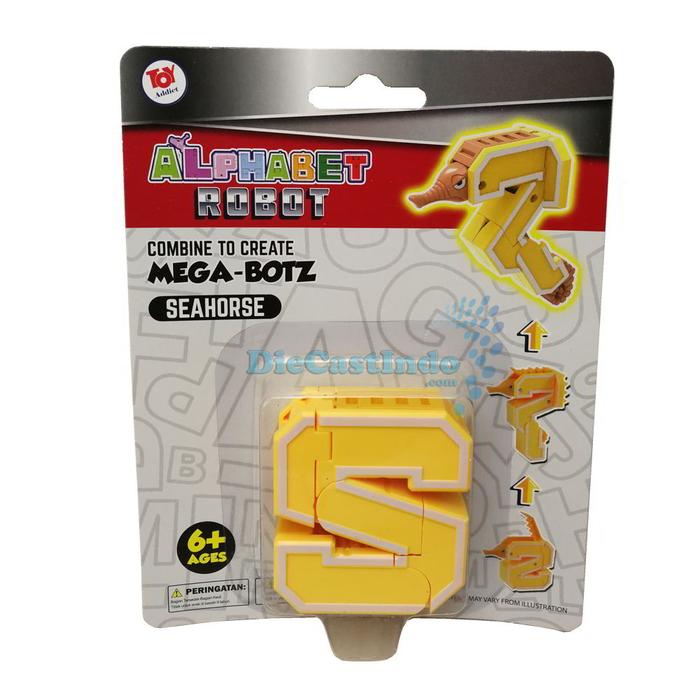 Promo Mainan Anak - Alphabet Robot (Satuan) - Mainan Huruf Transformasi ...
