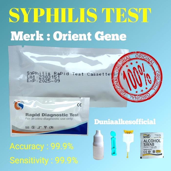 Jual Alat Uji TP Syphilis Card | Sifilis Test Akurat Mandiri 1Set ...