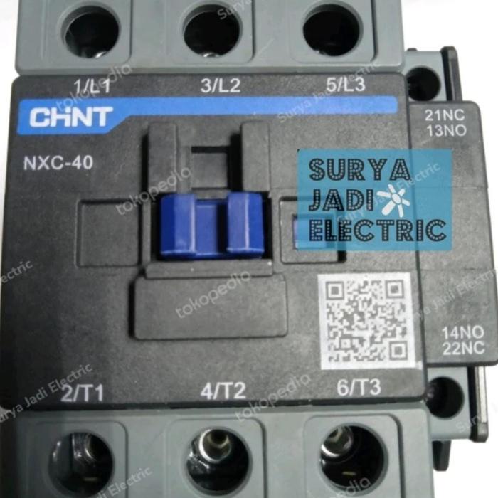Jual Contactor CHINT NXC-40 48V Kontaktor NXC 40 18,5KW 3 Phase 48V CHINT - Kota Medan - Surya ...