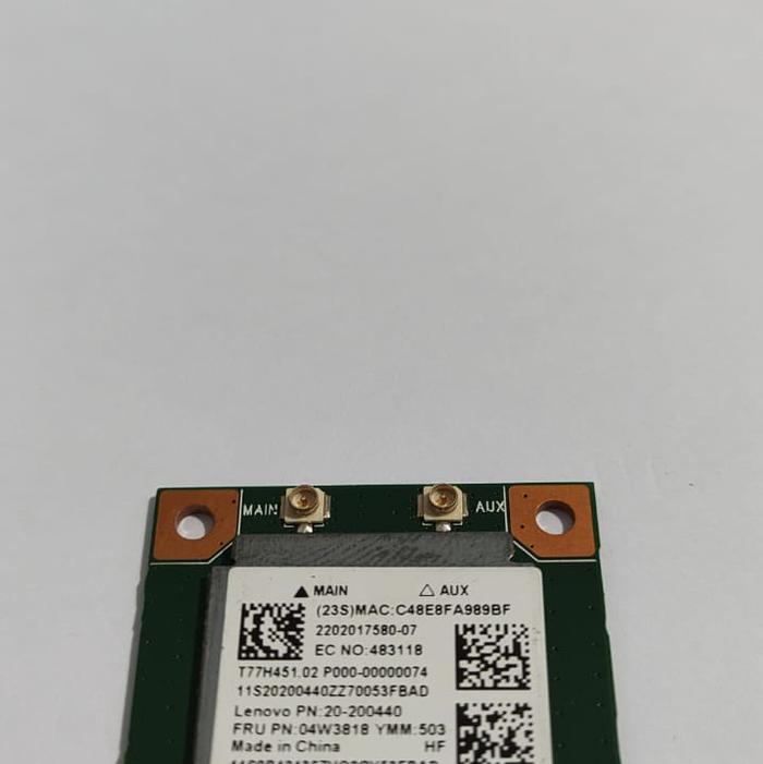 Jual Laptop Wifi Card Realtek model RTL8723BE EC No483118 Lenovo PN 20 ...