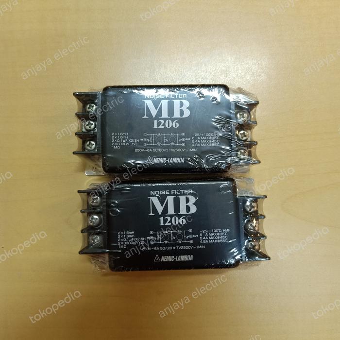 Jual noise filter MB1206 250VAC NEMIC-LAMBDA ORIGINAL - Jakarta Barat - anjaya electric | Tokopedia