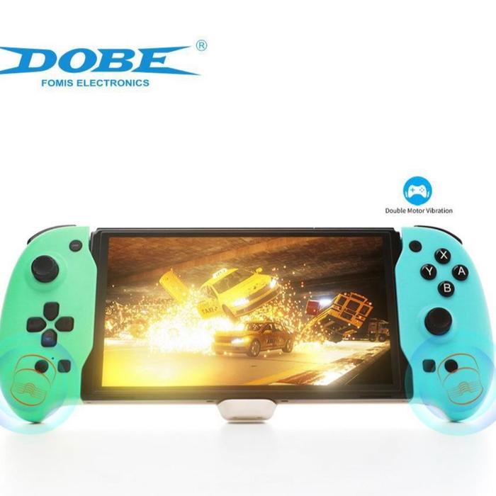 Jual eggshell controller dobe for nintendo switch oled / switch v2 - hijau-biru anim - Kota ...