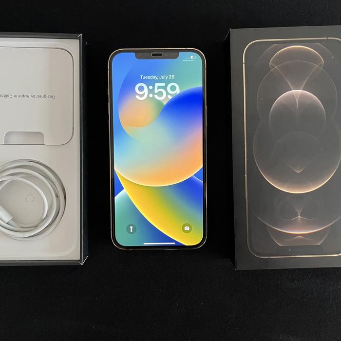 Jual IPHONE 12 PRO MAX 256GB IMEI PERMANENT BEA CUKAI GOLD - Kota Depok - Beltphone | Tokopedia