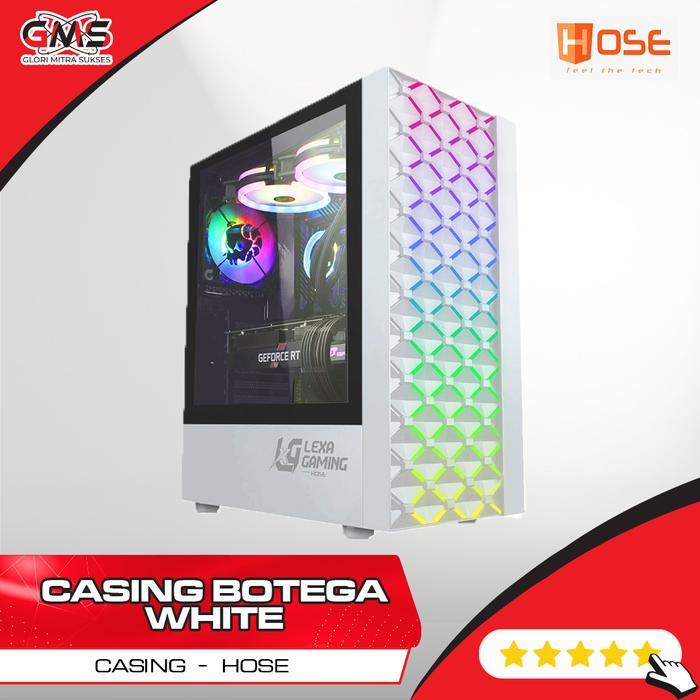 Jual CASING HOSE BOTEGA WHITE - CASING PC GAMING - CASING KOMPUTER - Jakarta Pusat ...