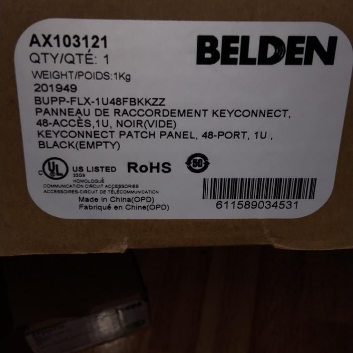 Promo BELDEN AX103121 KEYCONNECT PATCH PANEL ,48-PORT Cicil 0% 3x ...