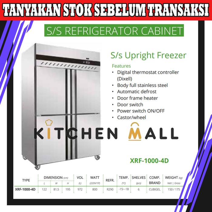 Jual RSA XRF-1000-4D UPRIGHT FREEZER/FREEZER DAPUR/FREEZER STAINLESS STEEL - Jakarta Timur ...