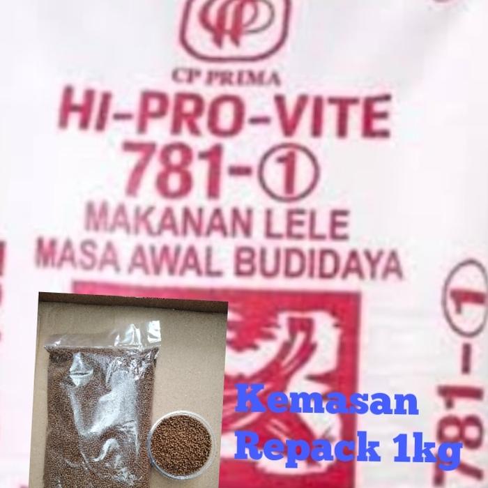 Jual Hi-Pro-Vite 781-1 Repack 1kg pelet pakan ikan lele gurame nila ORI ...