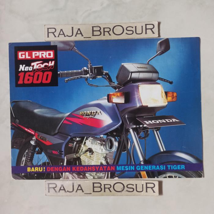 Jual Poster brosur katalog flyer jadul lawas Honda GL PRO Neotech 1600 1995 - Kab. Langkat ...
