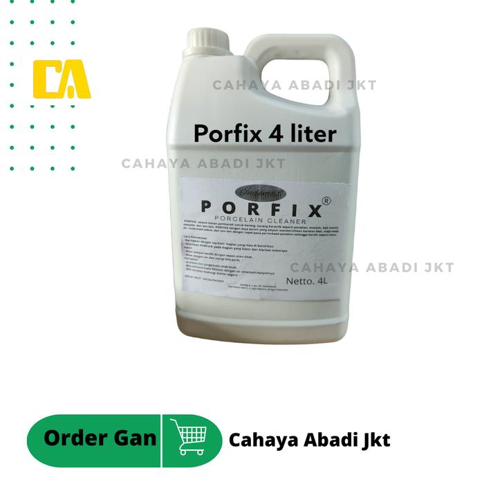 Jual Porfix porstex pembersih lantai Galon 4 liter - Jakarta Pusat ...