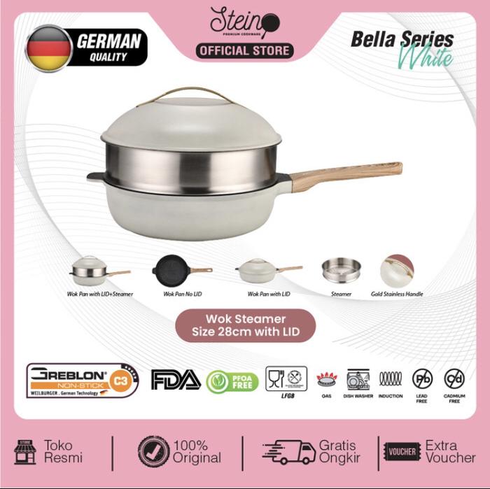 Jual STEIN Bella Series Wok Steamer / Panci - Merah Muda - Jakarta ...