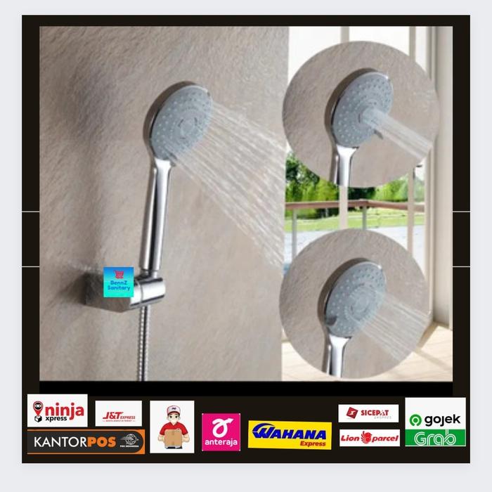 Jual hand shower set lengkap 6 sistem, shower mandi, hand shower - Kota ...