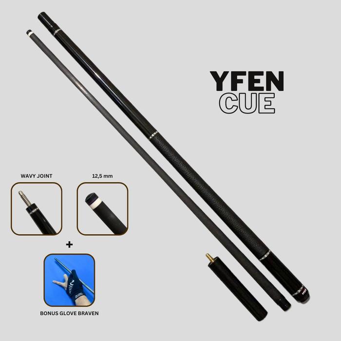 Jual YFen Carbon Cue Exotic Wood - BLACK - STIK BILLIARD - Jakarta ...
