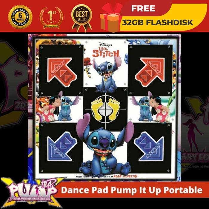 Jual Dance Pad Pump It Up / Karpet Pump It Up Tema Lilo n Stitch - Kota ...