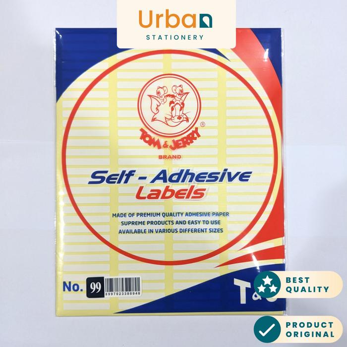 Jual Label Tom & Jerry Sticker / Self Adhesive Label T&J No. 99 - Jakarta Pusat - Urban ...