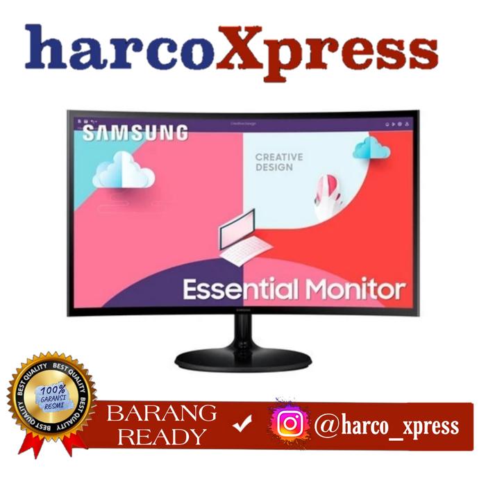 Jual Monitor Samsung S24C360 FHD 75hz Essential Curved S3 S36C 24C360 ...