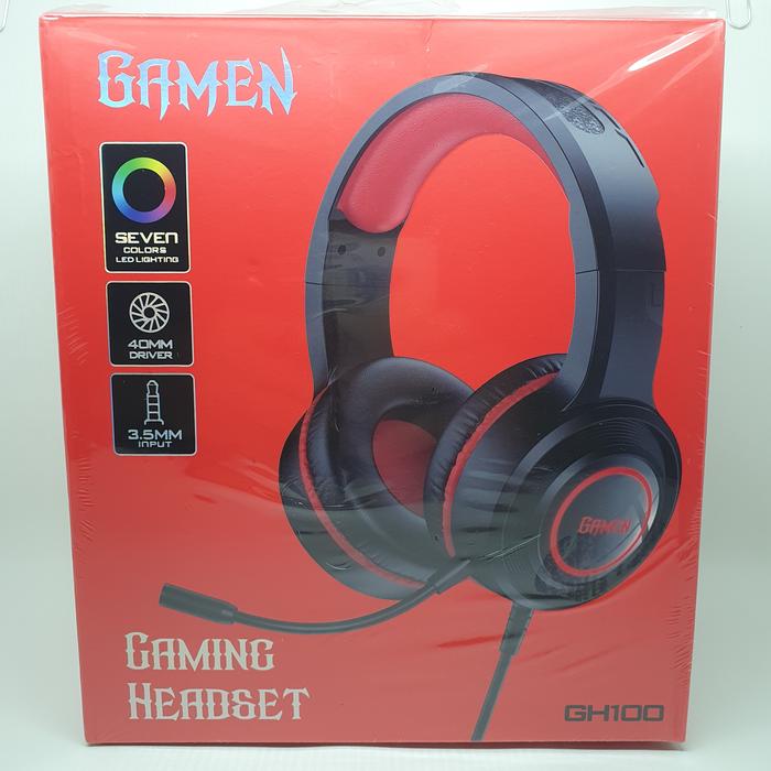 Jual Headset Gaming Gamen GH100 Resmi / Gaming Headphone Lab - Kota ...