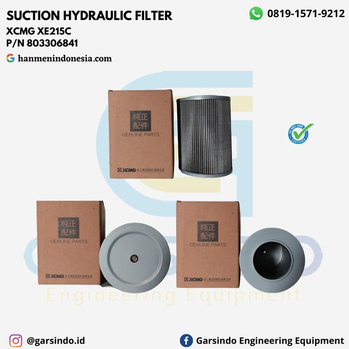 Jual SUCTION HYDRAULIC FILTER XCMG XE215C P/N 803306841 - Kab. Sidoarjo ...