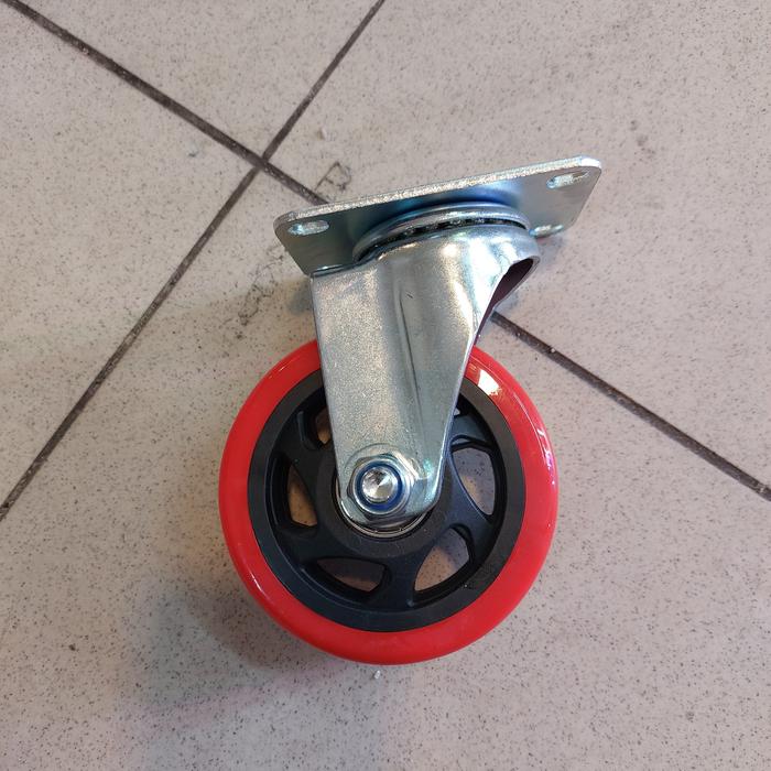 Jual Roda Pu Merah Medium Duty 4 inch Hidup - Jakarta Barat - Jaya ...