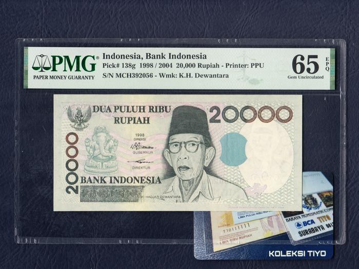 Jual Uang Kuno 20000 Rupiah Ki Hajar Hadjar Dewantara Tahun 2004 PMG 65 EPQ - Kota Surabaya ...