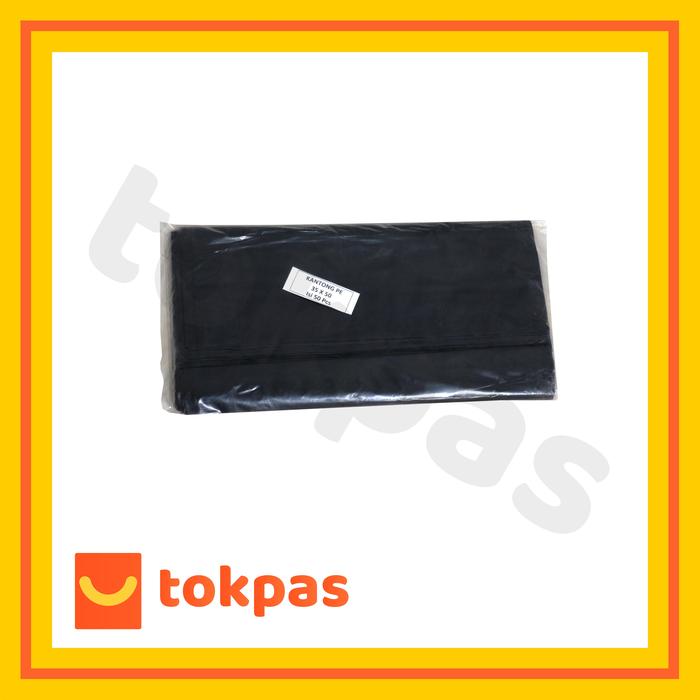 Jual Plastik Packing plastik sampah kecil ukuran 35 x 50 warna Hitam ...