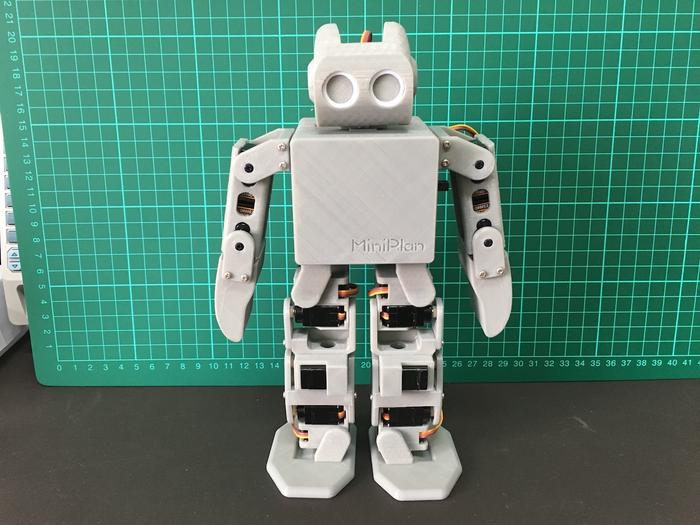 Jual Miniplan V6 Humanoid Robot Kit Only No Servo 3D Print - Z3D - Kota ...