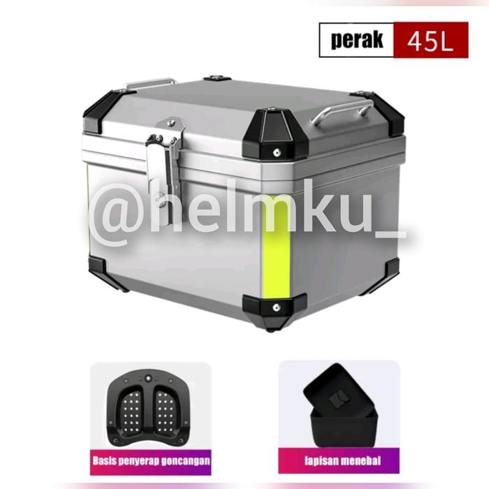 Jual Top Box Motor Pannier 45L Silver - Kab. Bogor - damasandhika ...