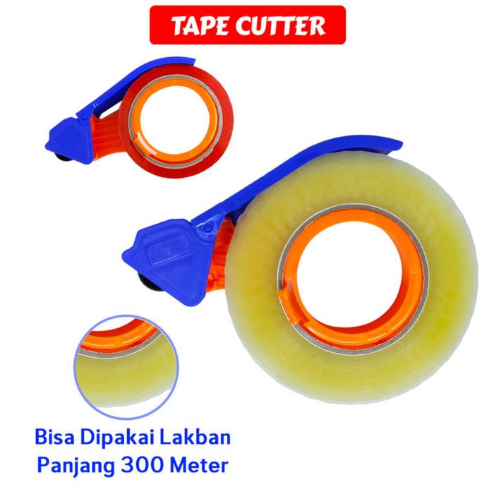 Jual Dispenser Plastik Jumbo Stopper/Tape Cutter Long/Pemotong Lakban ...