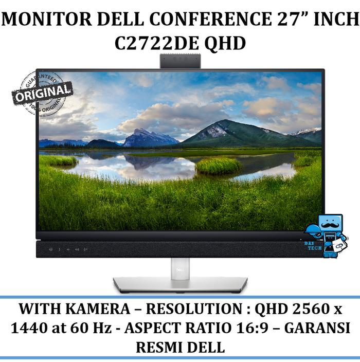 Promo Monitor Dell Conference 27” Inch C2722de Qhd - Garansi Resmi ...