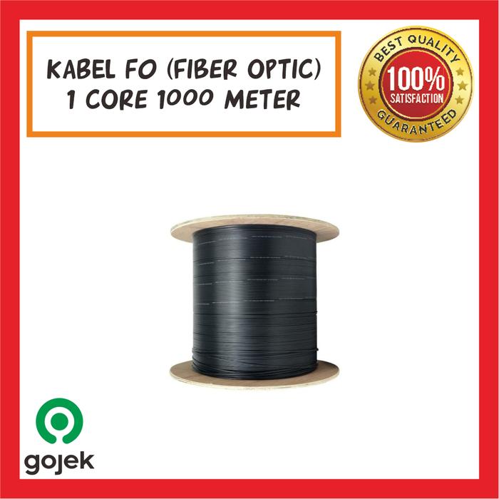 Jual Kabel FO 1 Core Fiber Optic Dropcore 1000 Meter (1 Roll) - Kab ...