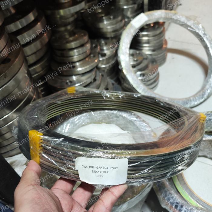 Jual SWG JIS 10K Carbon Steel ( Spiral Wound Gasket CS JIS 10K ) 10 ...