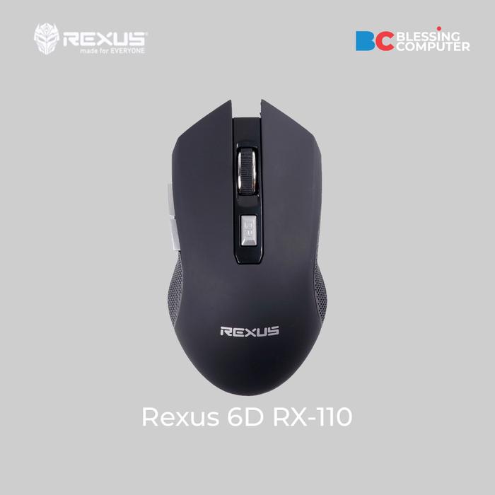 Jual Rexus 6D RX-110 Mouse Gaming Wireless - BLACK - Kota Denpasar ...