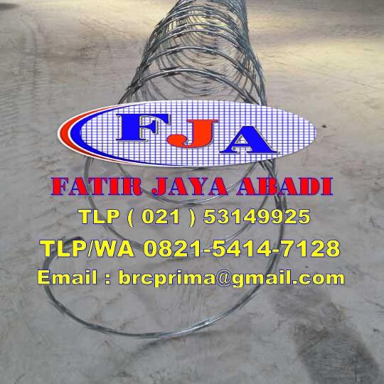 Jual Kawat silet/razor wire CBT 65 panjang 7 mtr - Kota Tangerang ...