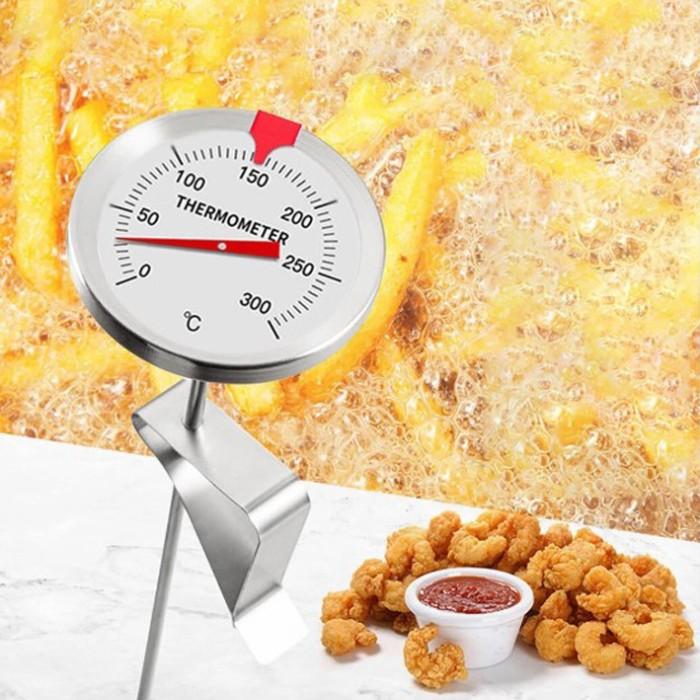 Jual Thermometer Deep Fry Termometer Masak Analog Jarum Suhu Minyak ...