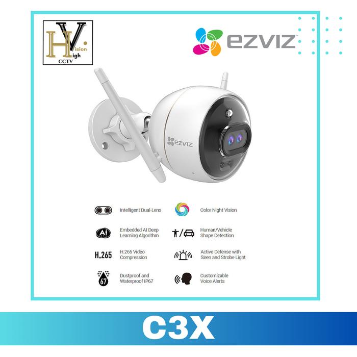 Jual CAMERA CCTV EZVIZ C3X OUTDOOR 2MP - Kota Palembang - Highvision ...
