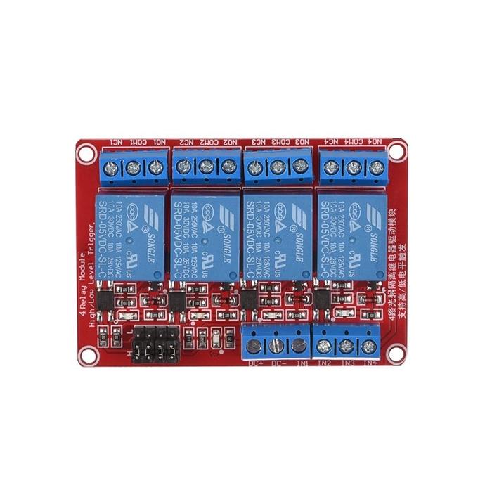 Jual 1 2 4 8 Channel Relay Module 5V 12V 24V Optocoupler High & Low ...
