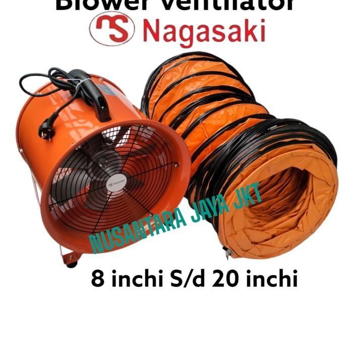 Jual blower ventilator 16 inchi plus hose flexible ,merk NAGASAKI - 5 meter - Jakarta Barat ...