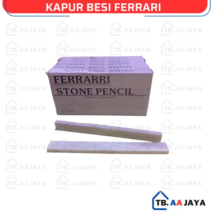 Jual kapur besi ferrari premium original putih plate stone pencil - Kab. Tangerang - Toko ...