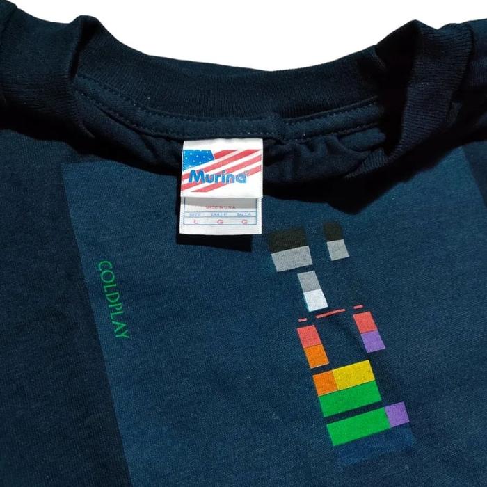 Jual Official Merch COLDPLAY - X & Y (L) KAOS BAND IMPORT ORIGINAL ...