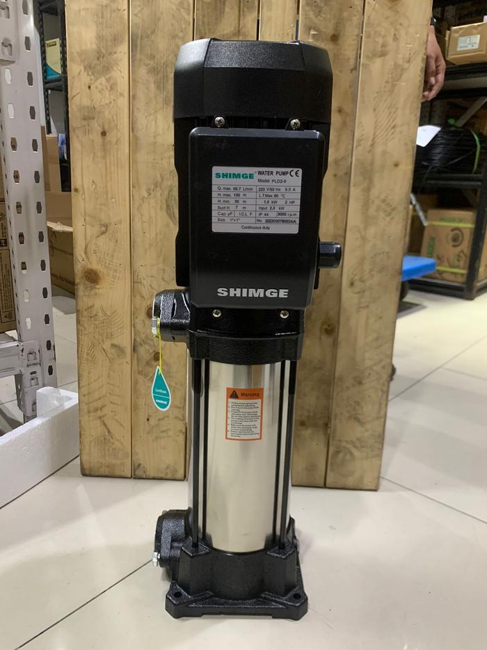 Jual SHIMGE PLD 2-9 vertical multistage pump 2HP 1ph | multi stage PLD2 ...
